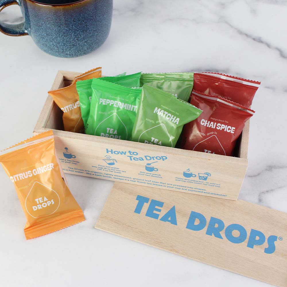 Tea Drops Organic Tea Drops Box, Assortment | Full Circle