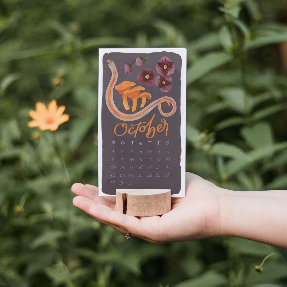 1canoe2 Paper Co 2023 Woodland Creatures Stump Calendar | Full Circle