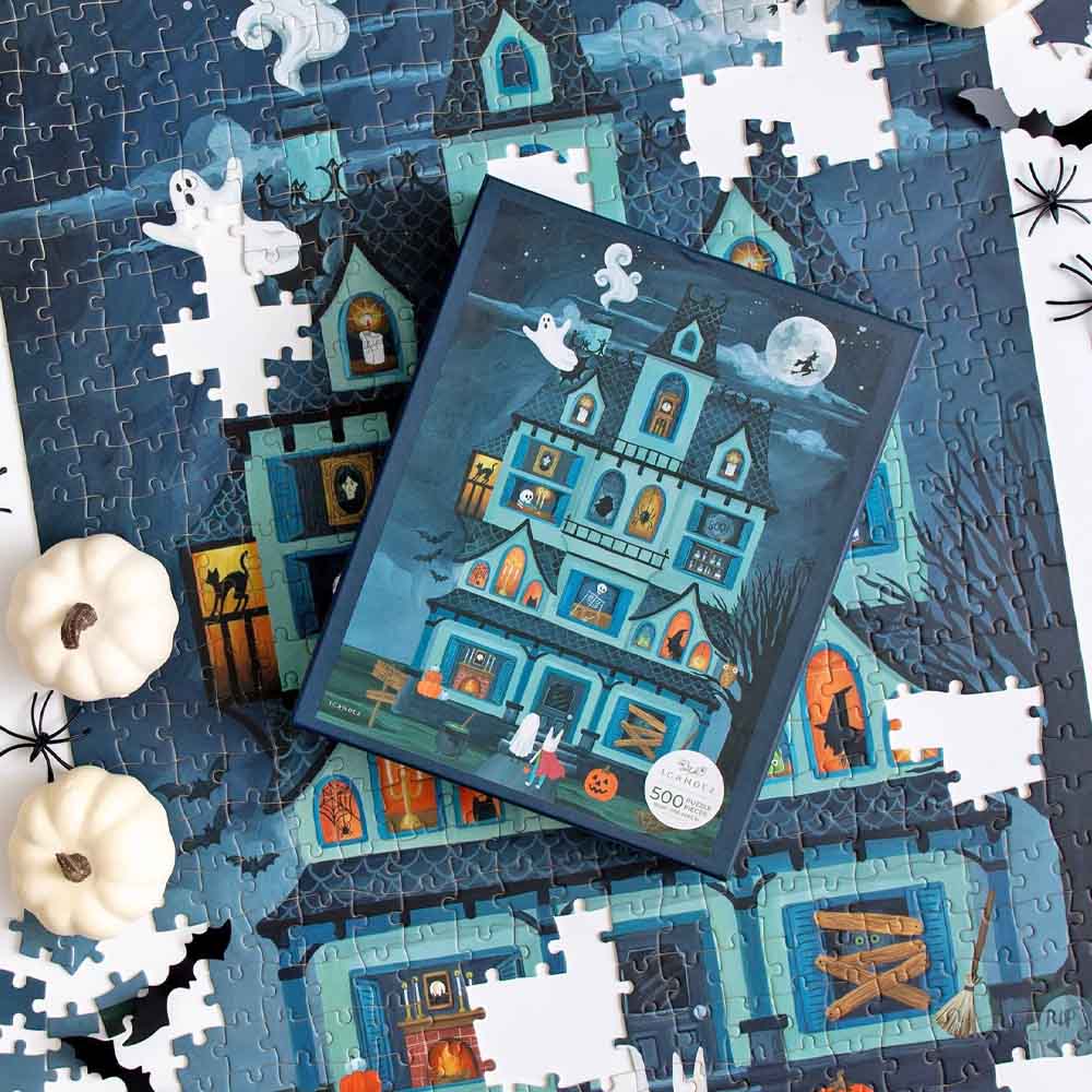1canoe2 Paper Co Halloween House Puzzle | Full Circle