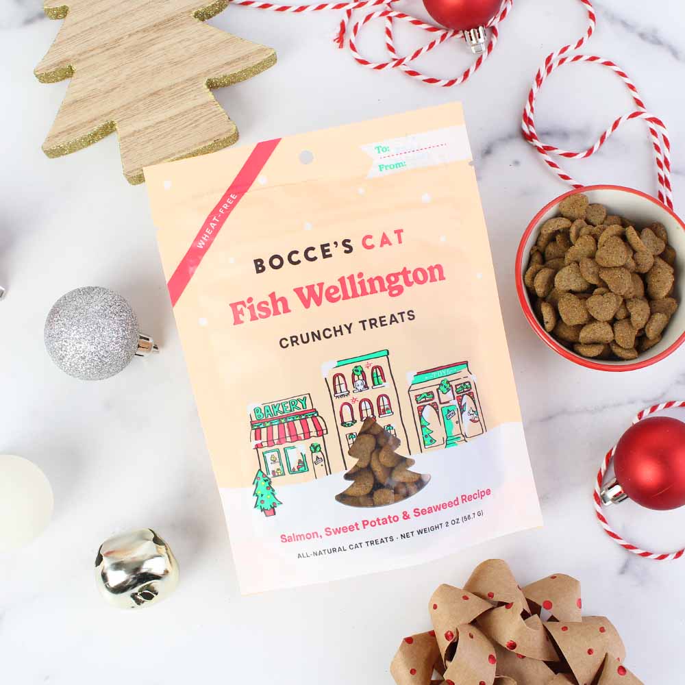 Bocce's Bakery Fish Wellington Crunchy Cat Treats | Full Circle